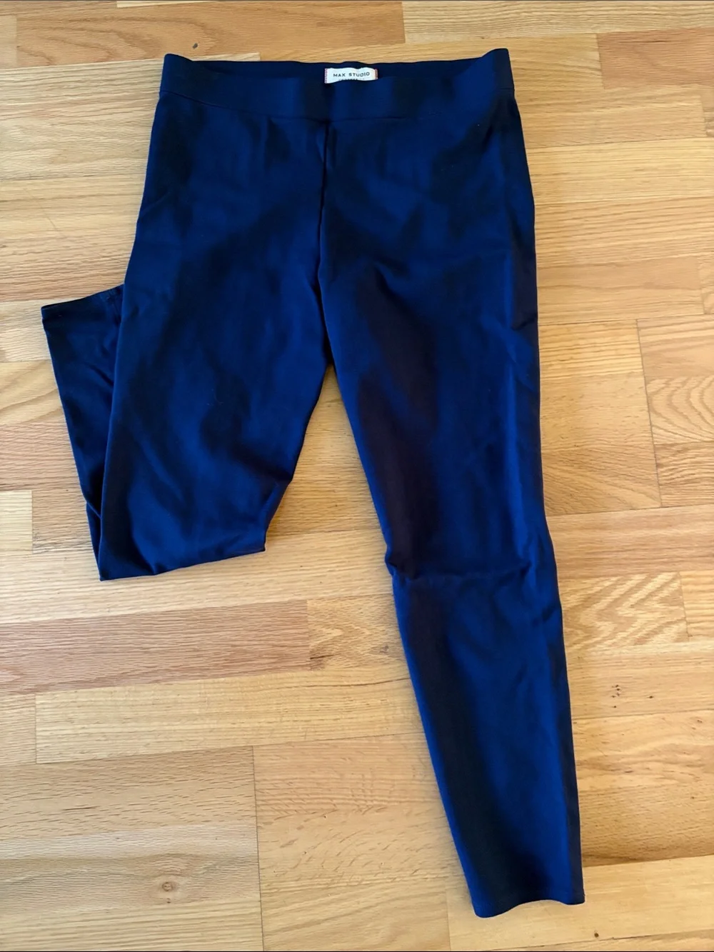 Max Studio | Pants & Jumpsuits | Max Studio Navy Weekend Leggings ...